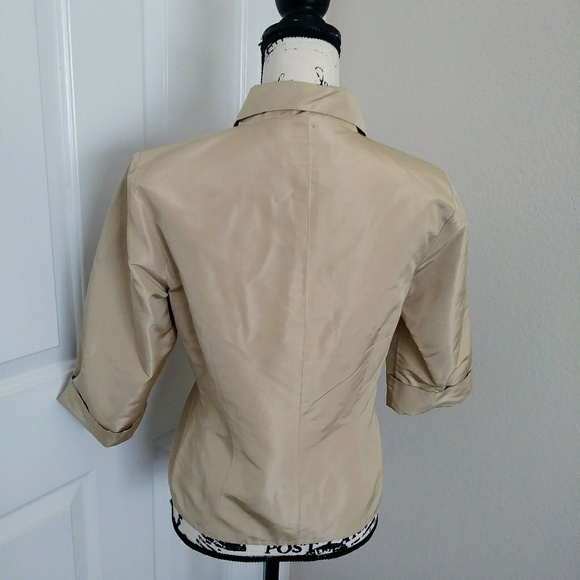 Sylvia Heisel | Tops | Designer Sylvia Heisel Silk Blazer | Poshmark
